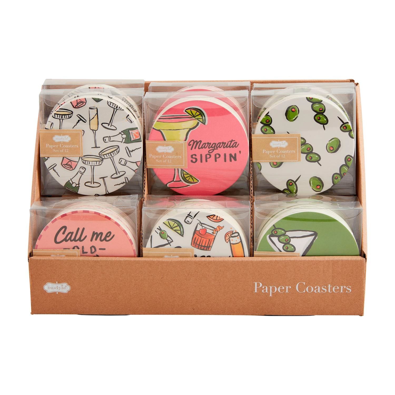 Cocktail Paper Coaster Sets – Sandy's Secret Wednesdays Unique Boutique