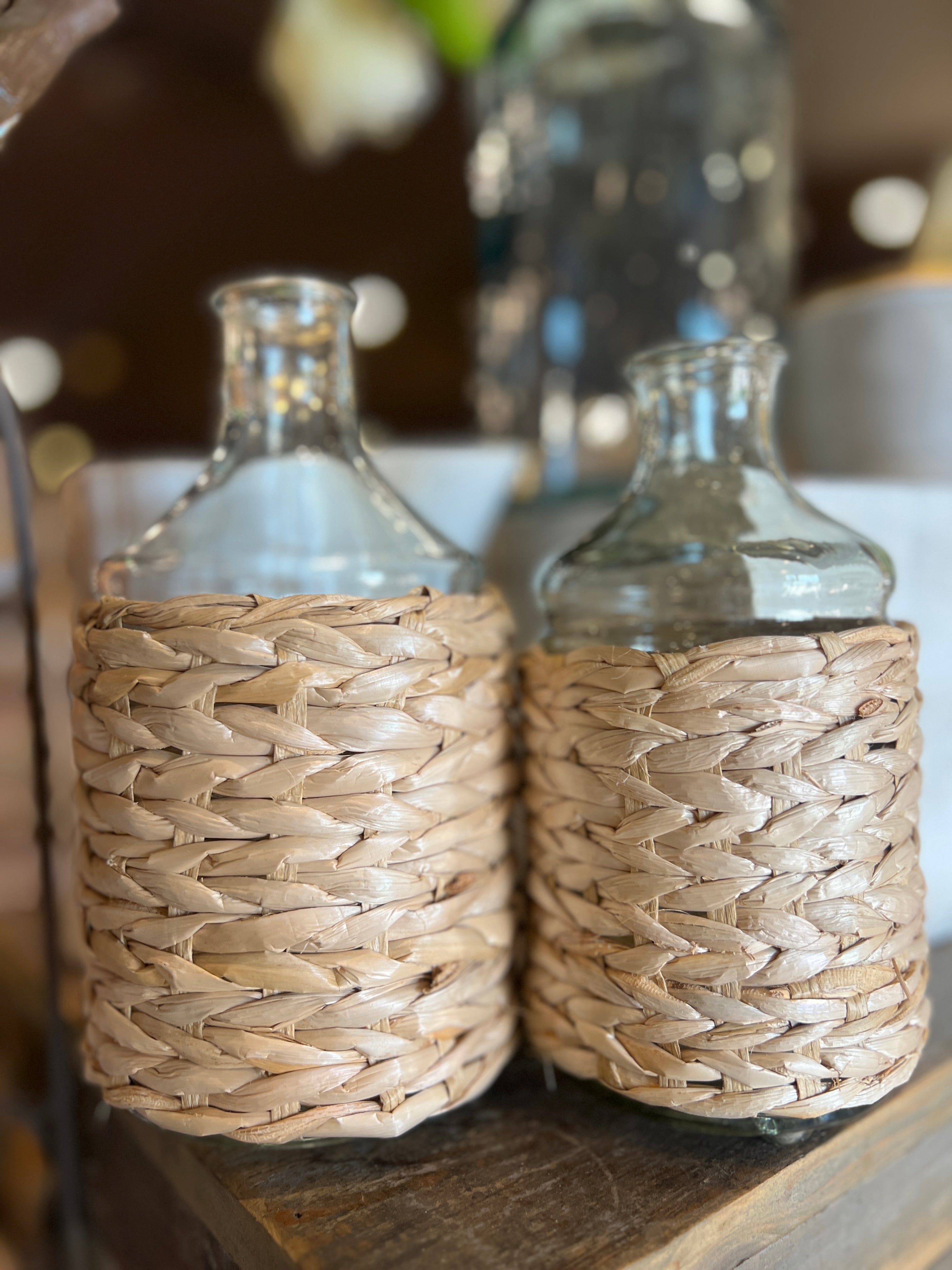 Glass Weave bottle – Sandy's Secret Wednesdays Unique Boutique