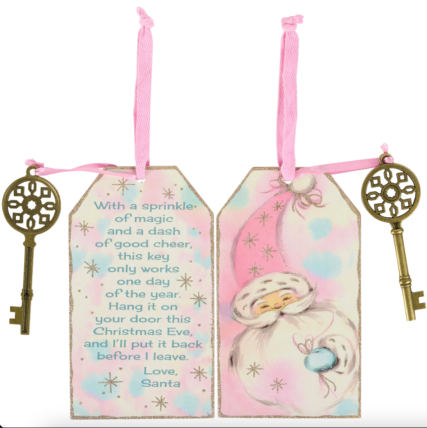Pastel Santa Key – Sandy's Secret Wednesdays Unique Boutique