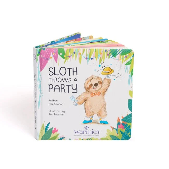 Sloth Throws A Party-Board Book – Sandy's Secret Wednesdays Unique Boutique