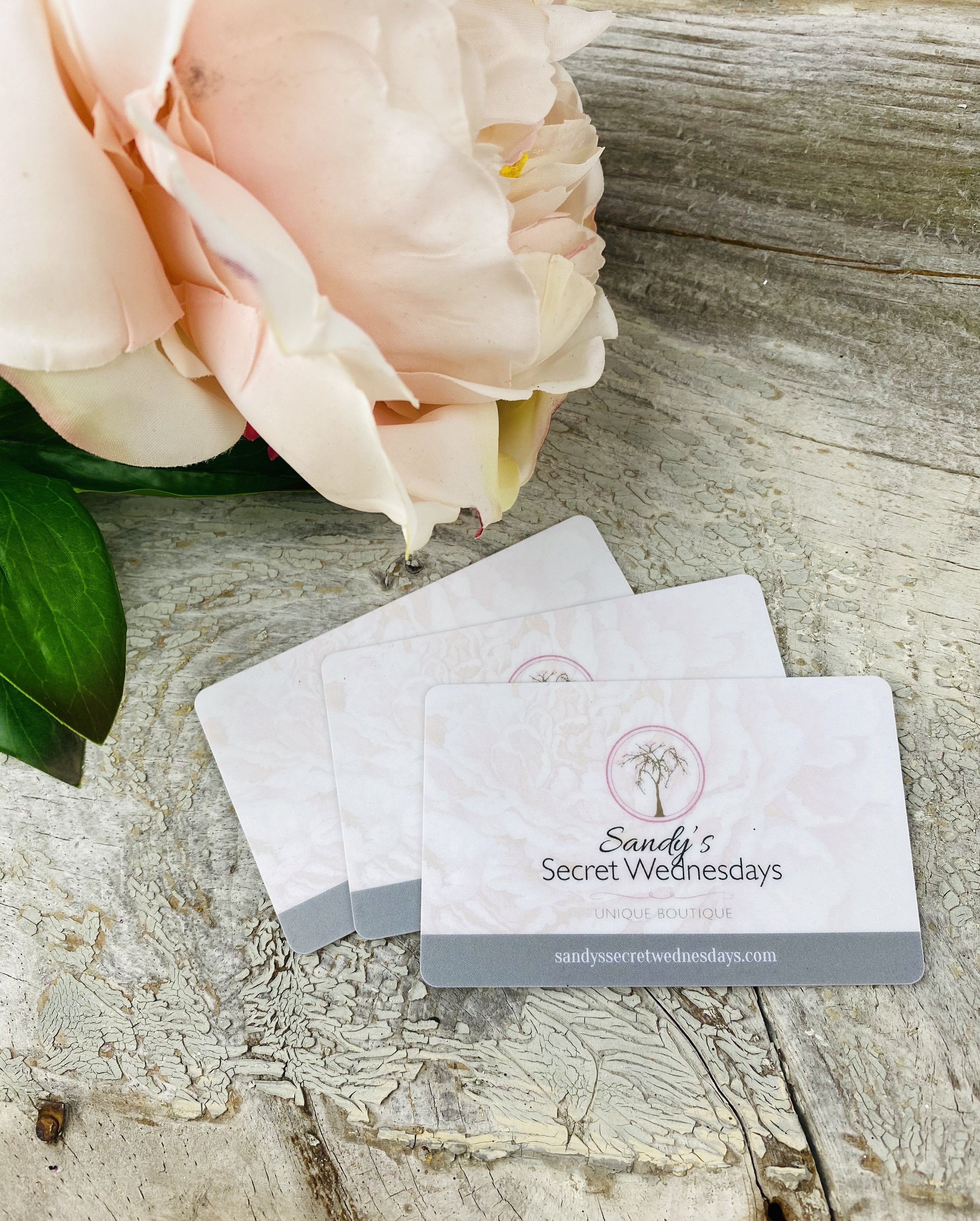 Gift Card – Sandy's Secret Wednesdays Unique Boutique